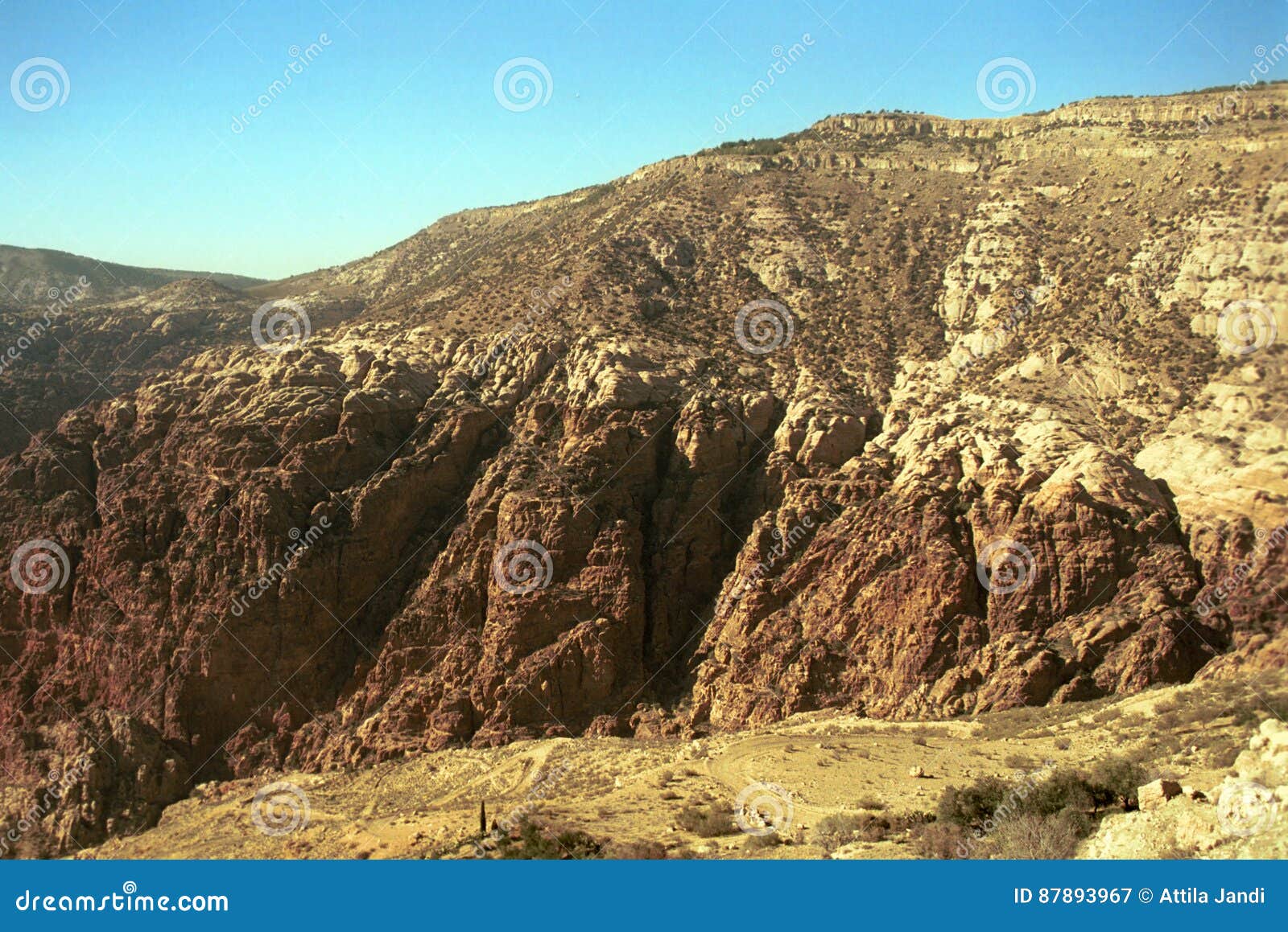 Wadi Dana, Jordan stock image. Image of forest, countryside - 87893967