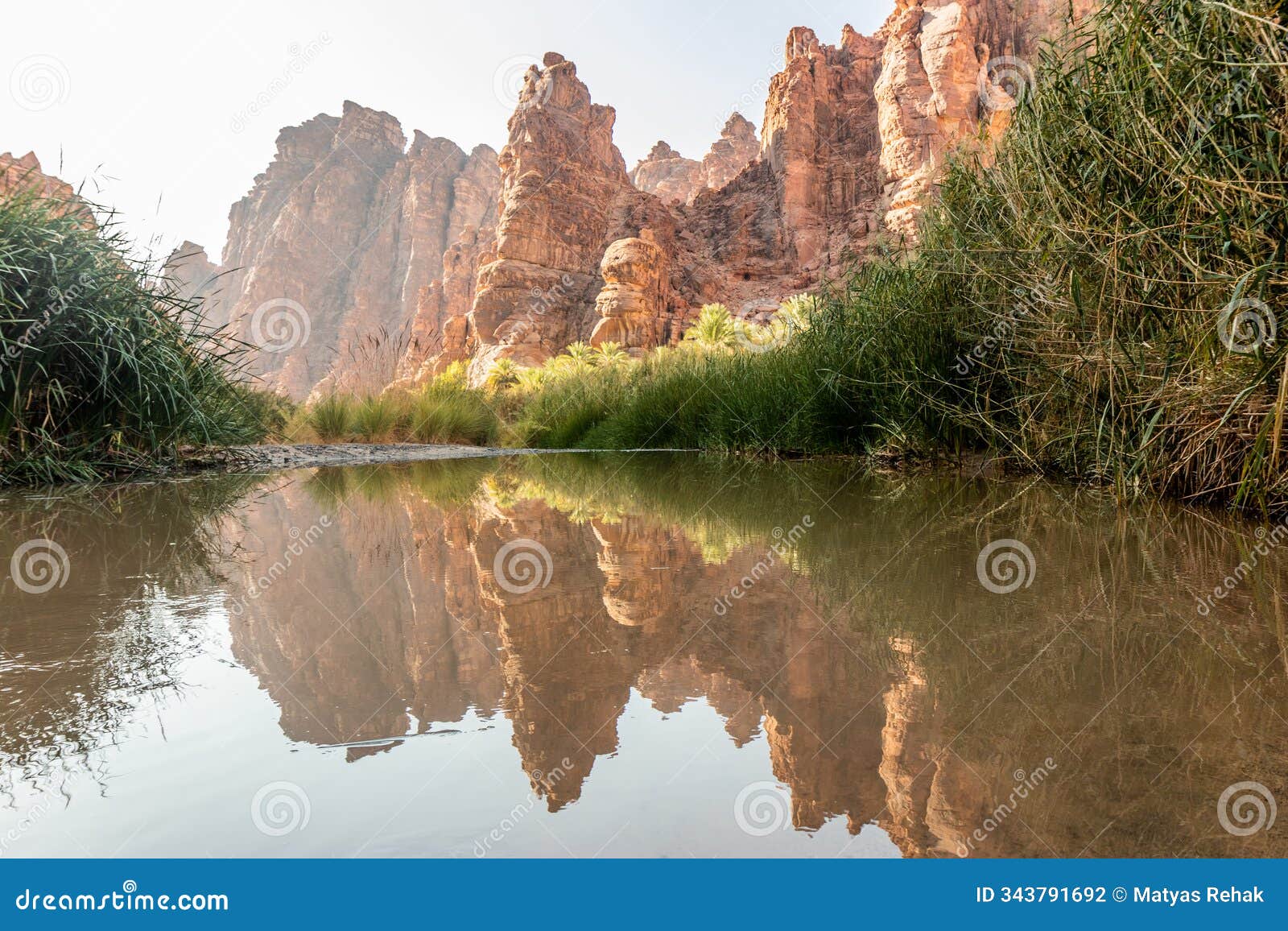 Wadi Disah Canyon, Saudi Arab Stock Photo - Image of hiking, desert ...