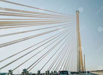 Wadi Laban Bridge, a Cable-stayed Bridge in Riyadh, Saudi Arabia ...