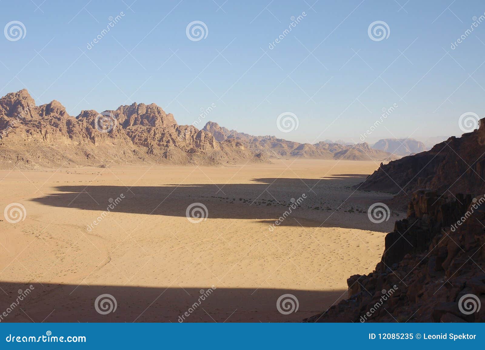 Wadi Rum valley, Jordan stock image. Image of blue, jordan - 12085235