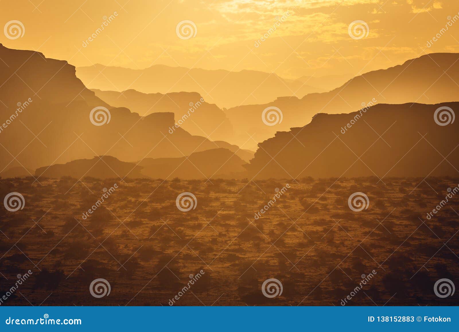 Wadi Rum valley stock image. Image of sunlight, mount - 138152883