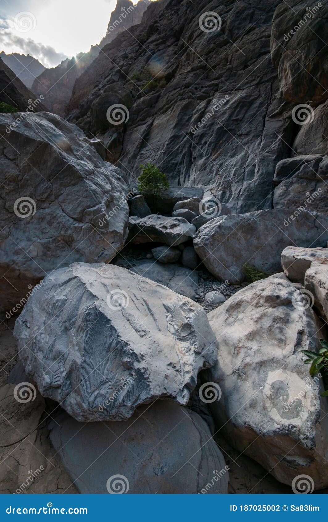 Wadi in Rustaq Mountains, Oman Stock Photo - Image of rusta, oman ...