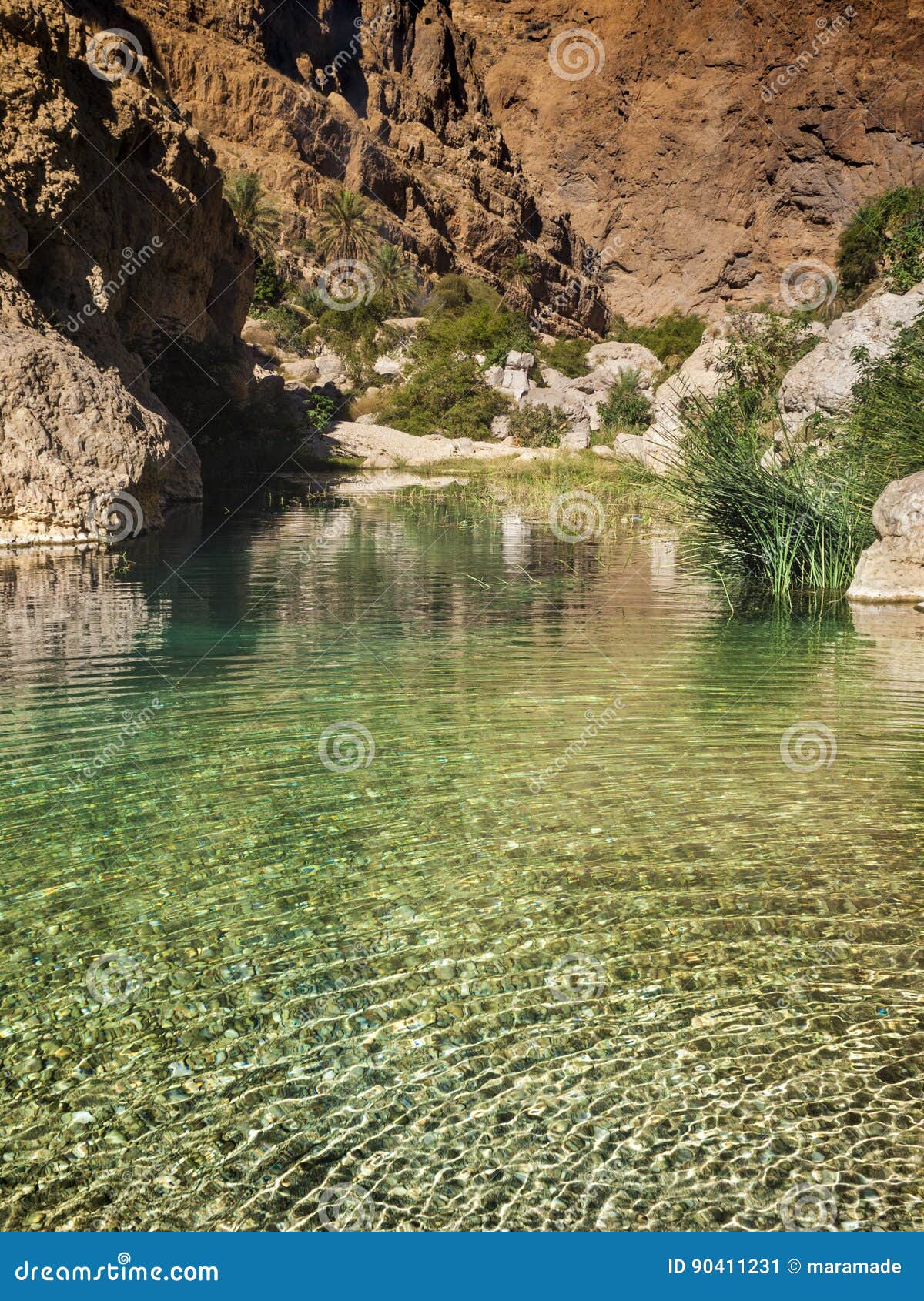 Wadi stock image. Image of reflection, islam, rock, wadi - 90411231