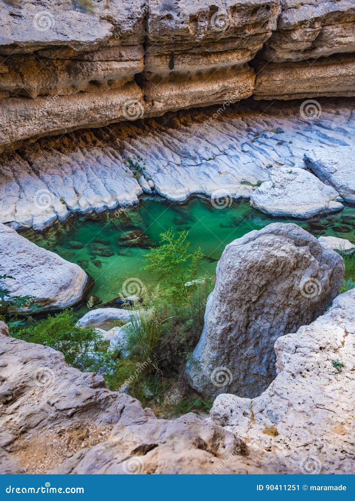 Wadi stock image. Image of water, reflection, yellow - 90411251