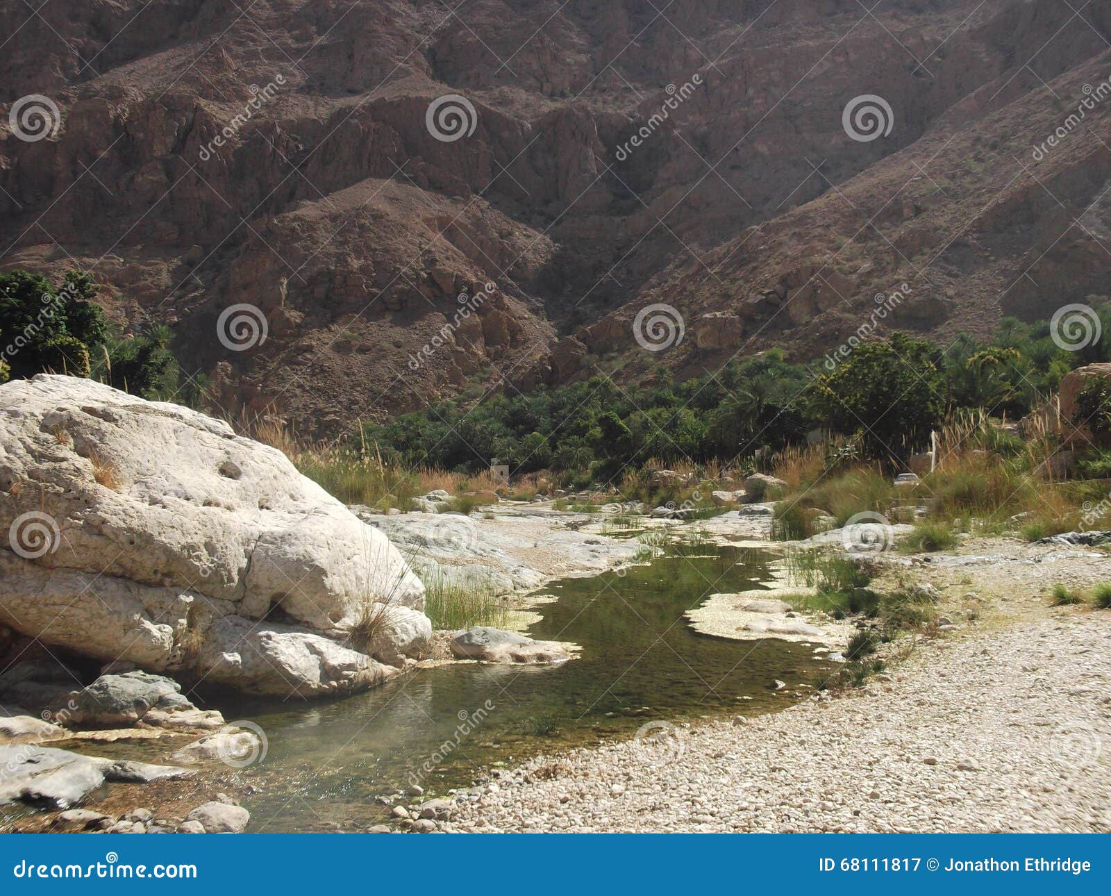 Wadi Tiwi Oasis, Oman stockbild. Bild von arabisch, wasser - 68111817