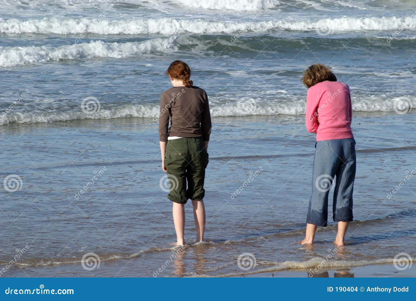 Wading stock photo. Image of sand, scotland, wading, north - 190404