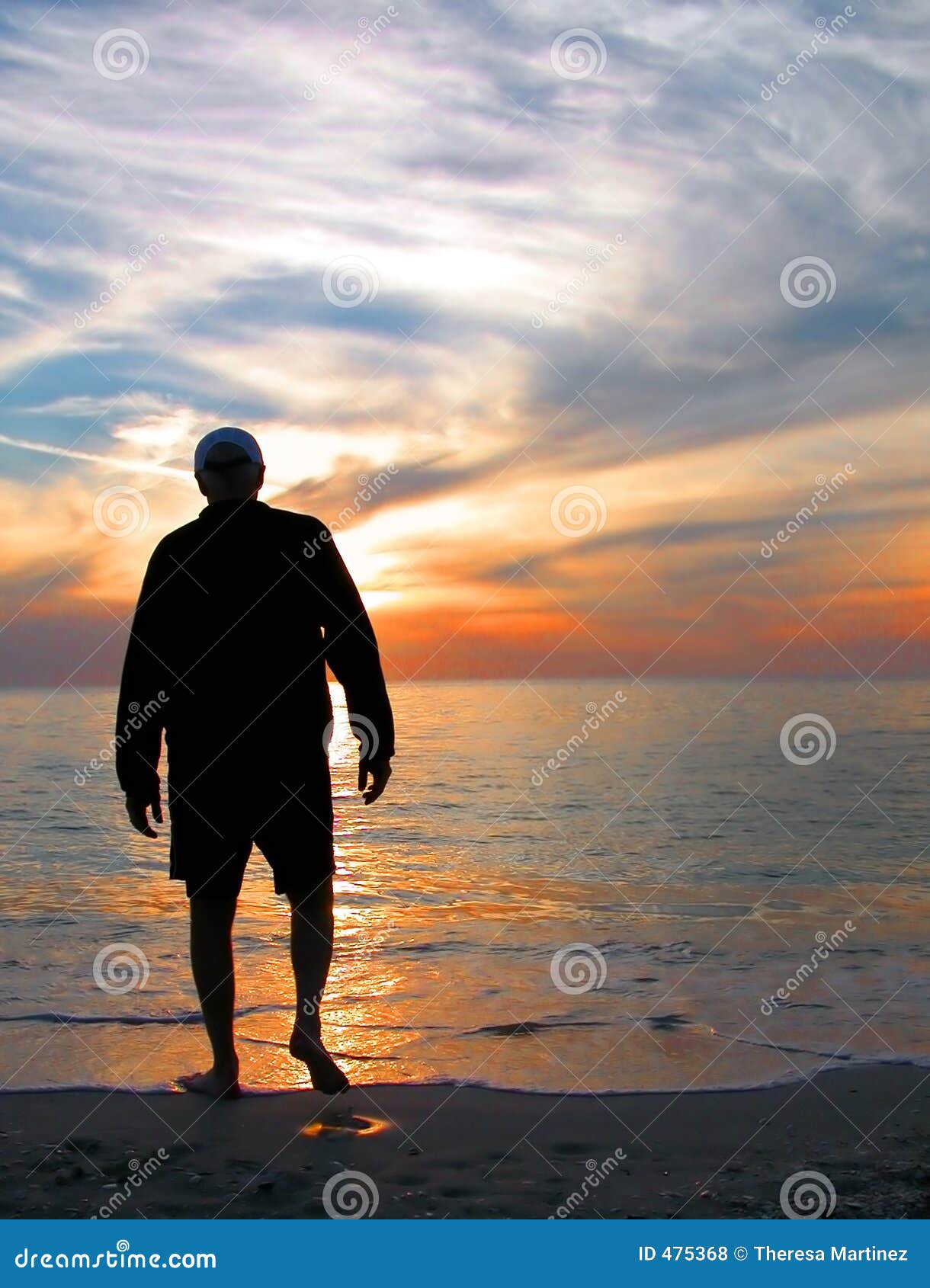 Wading stock photo. Image of summer, walk, wade, sunset - 475368