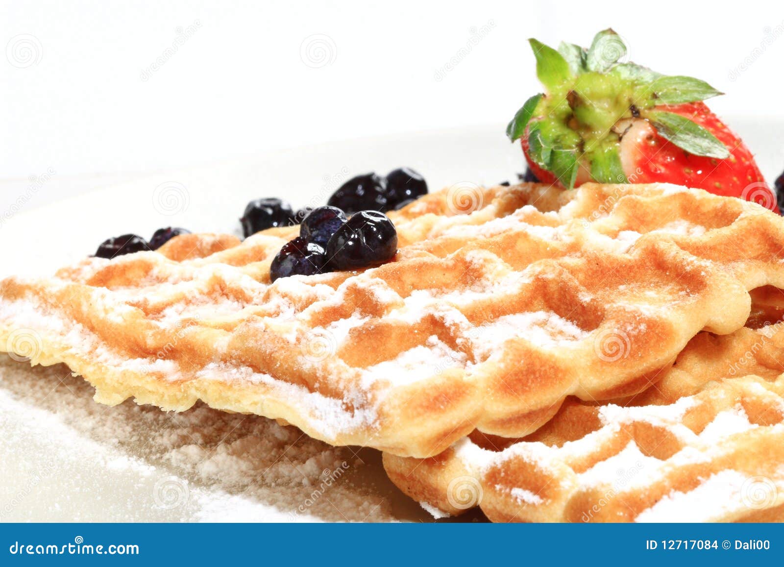 Wafel stock foto. Image of maaltijd, gastronomisch, ontbijt - 12717084