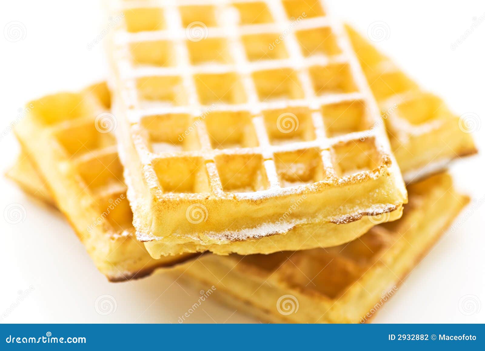 Wafel stock foto. Image of gezoet, voedsel, gouden, onscherp - 2932882