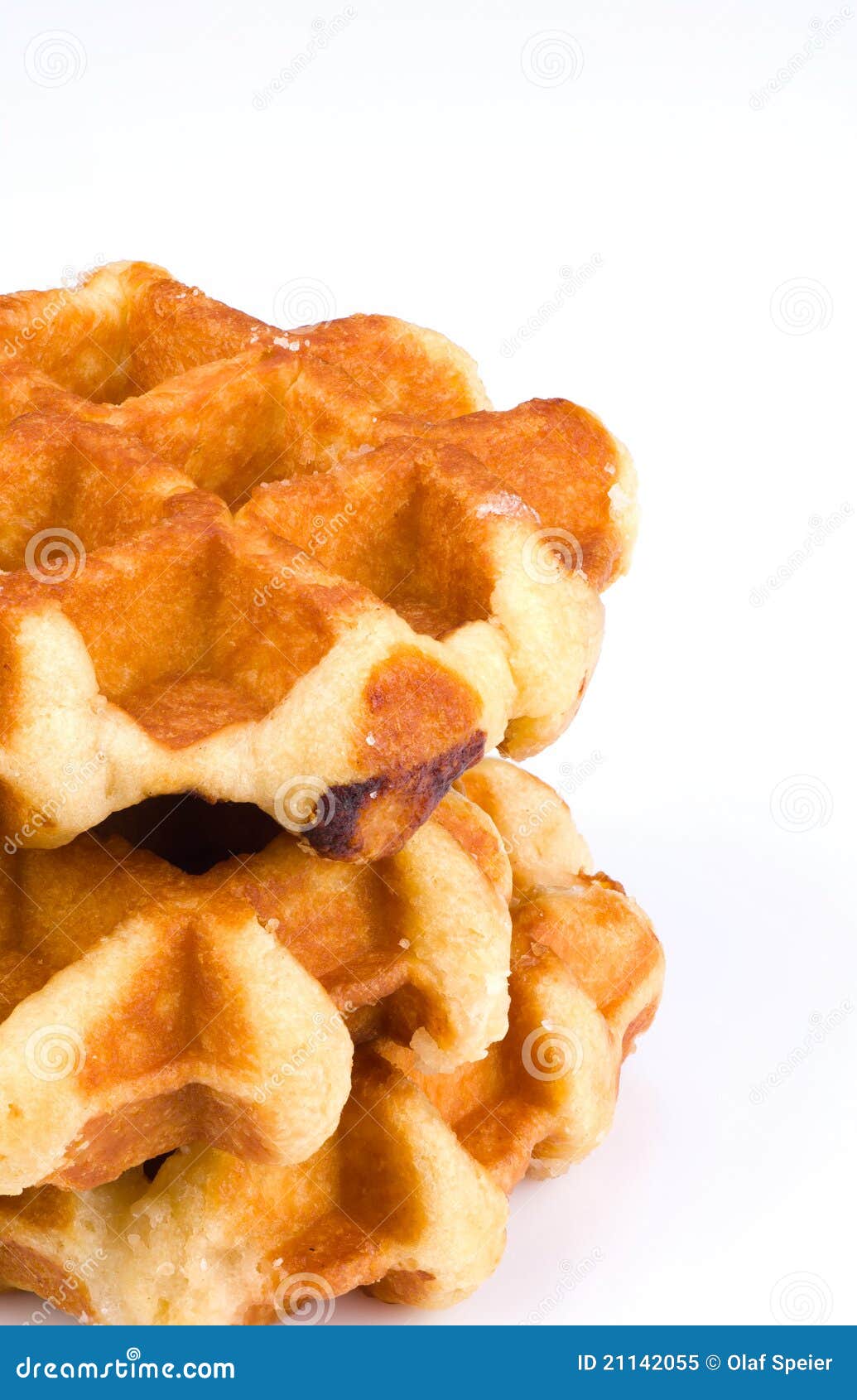 Wafels stock afbeelding. Image of snack, gebakje, ontbijt - 21142055
