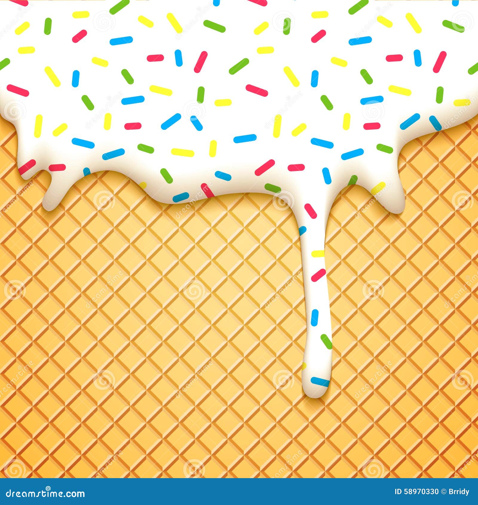 Wafer Cake with Glaze stock vector. Illustration of recipe - 58970330 Wafer Cake with Glaze stock vector. Illustration of recipe - 58970330