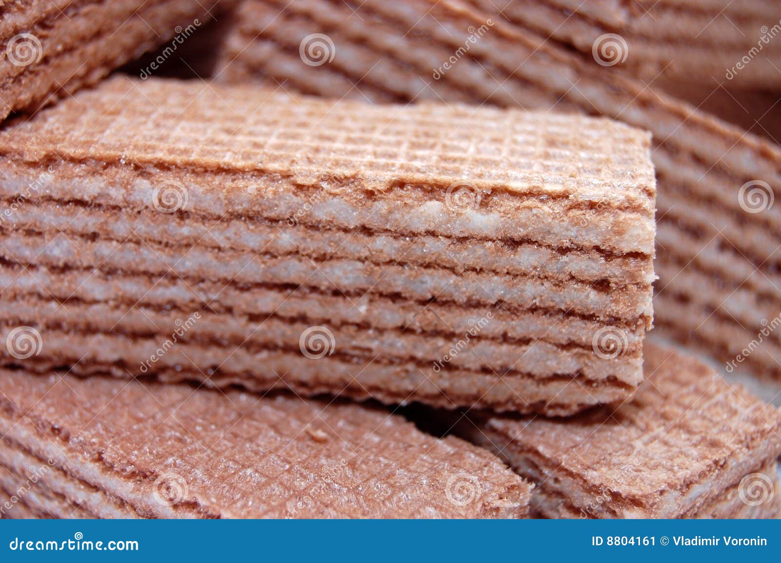 Wafer-cakes with Cacao Mass Stock Image - Image of group, heap: 8804161