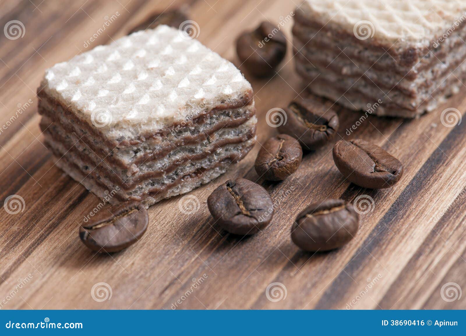 Wafer Coffee stock photo. Image of coffee, roast, stain - 38690416