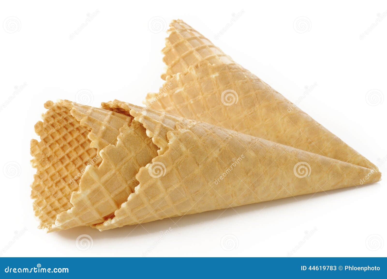 Wafer cone stock image. Image of snack, food, wafer, dessert - 44619783
