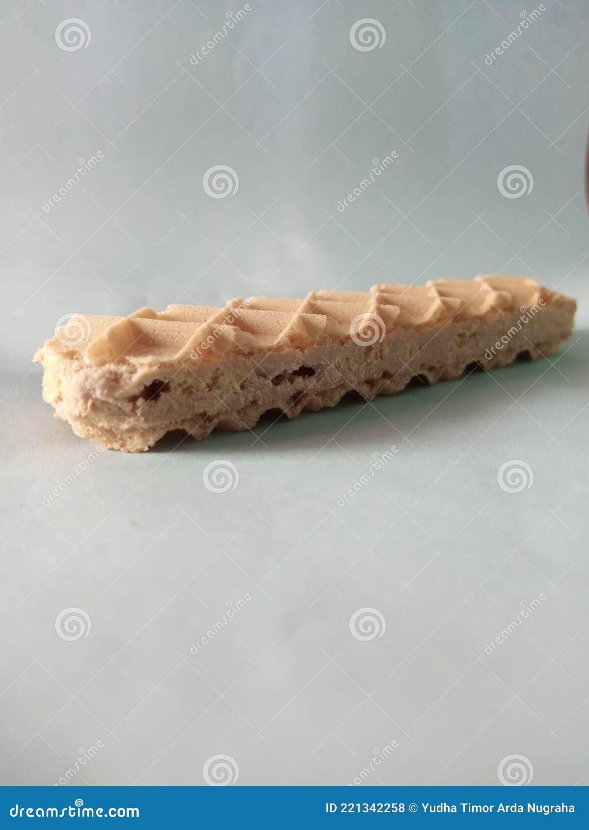 Wafer Crunchy Square Pattern with Milk Stock Photo - Image of baking ...