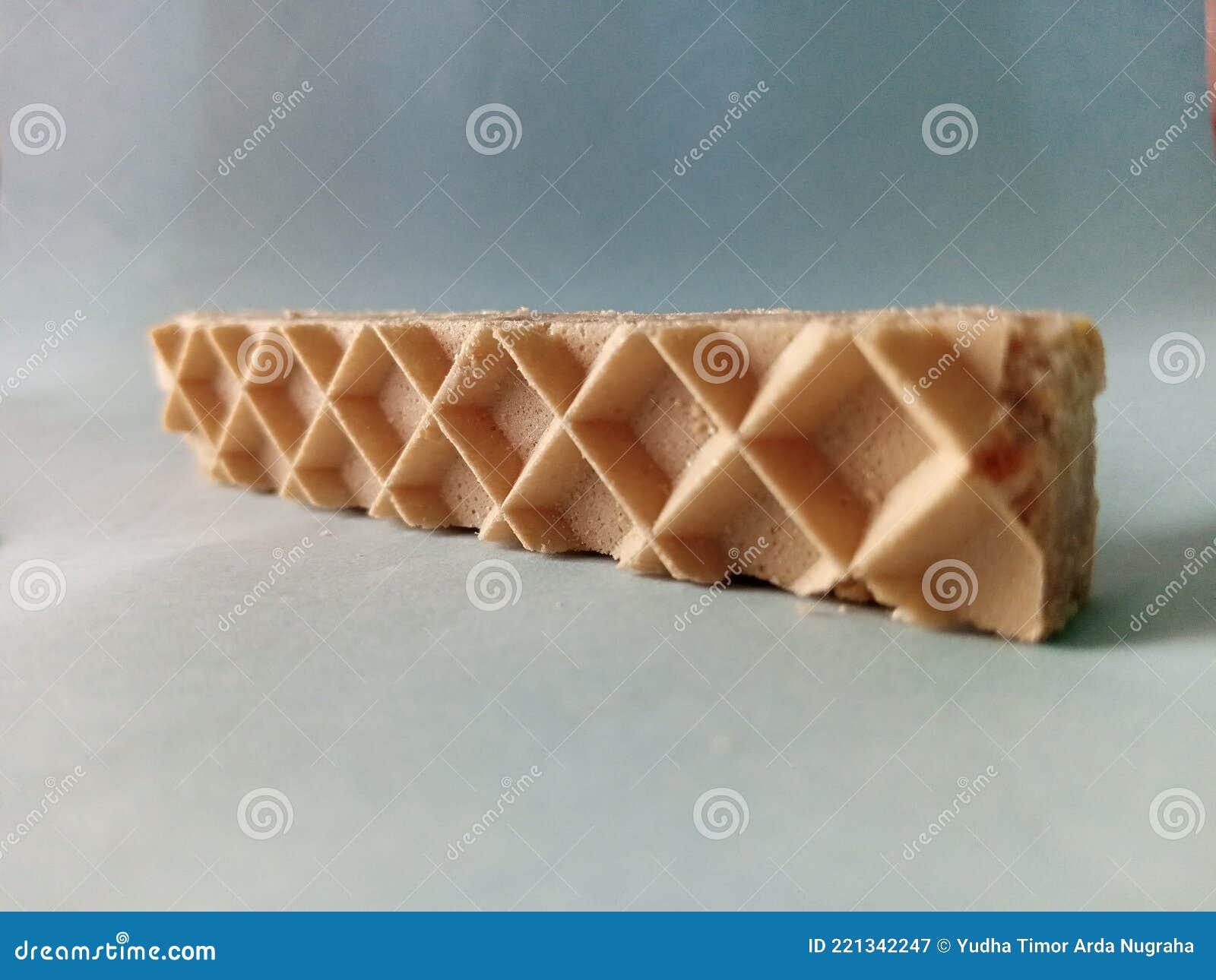 Wafer Crunchy Square Pattern Stock Image - Image of breakfast, food ...