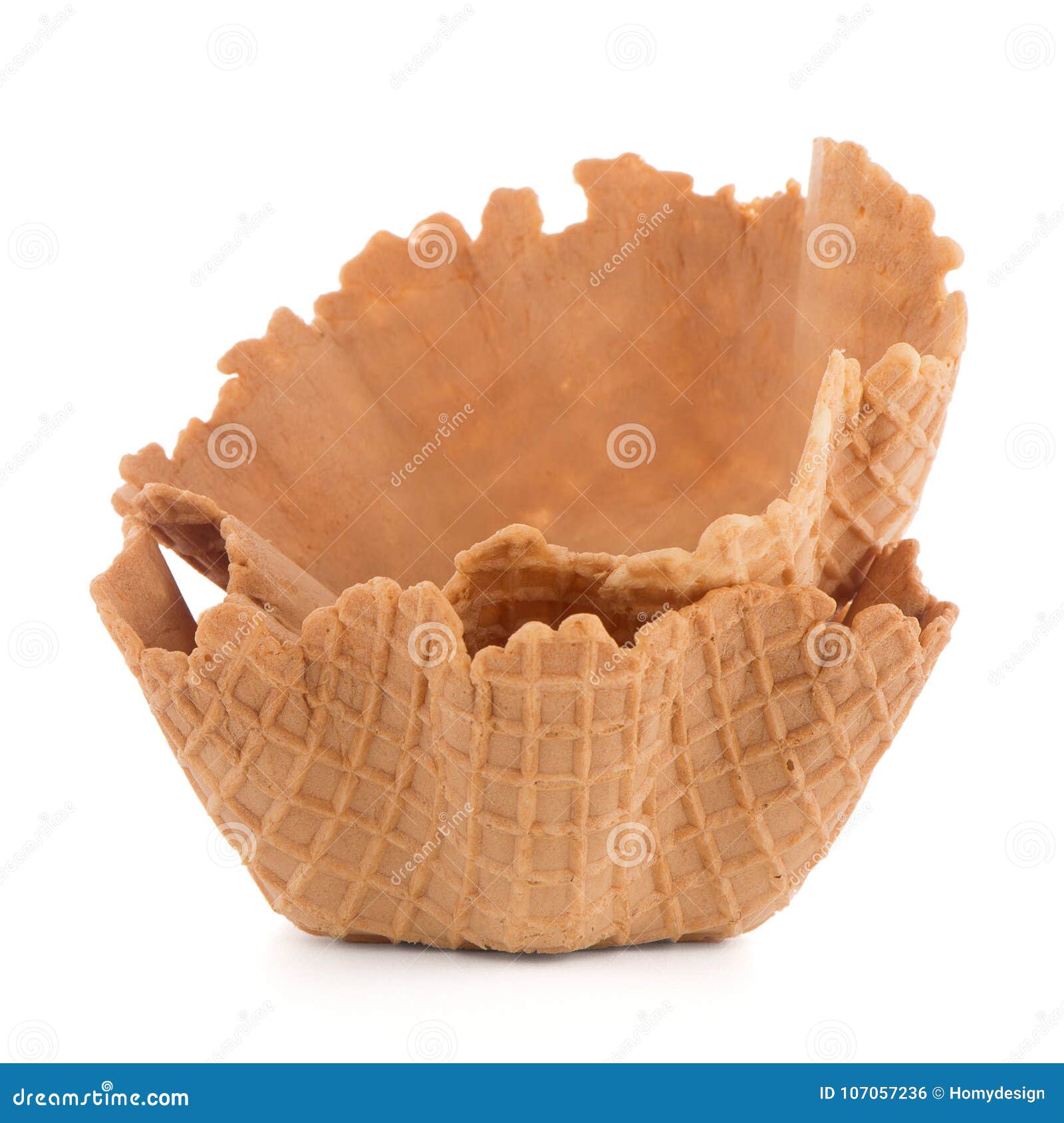 Wafer cups stock photo. Image of wafer, background, studio - 107057236