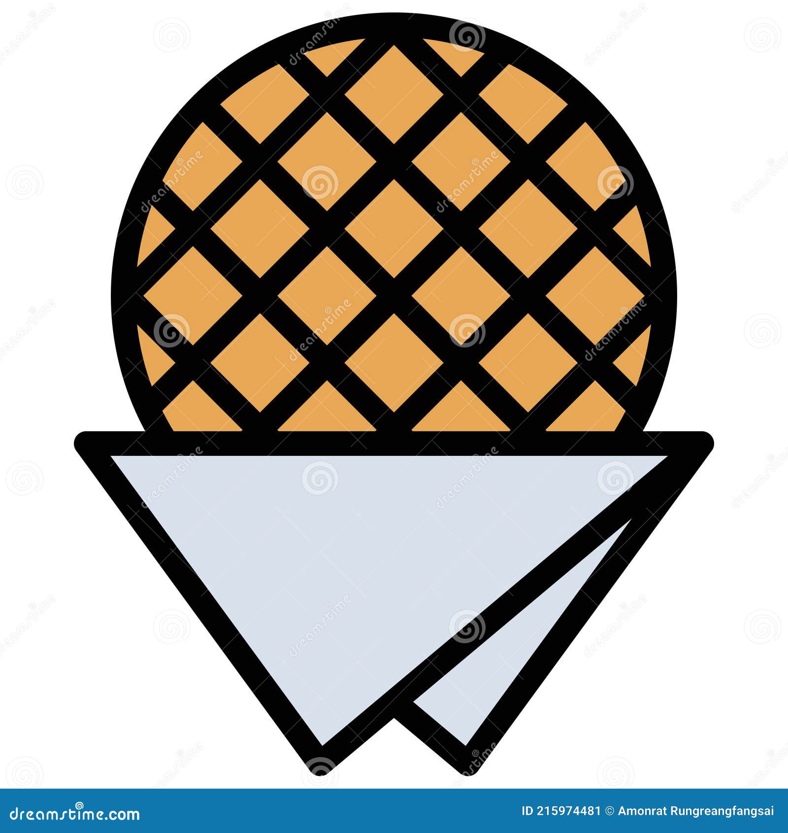 Wafer Icon. Filled Wafer Icon For Website Design And Mobile, App ...