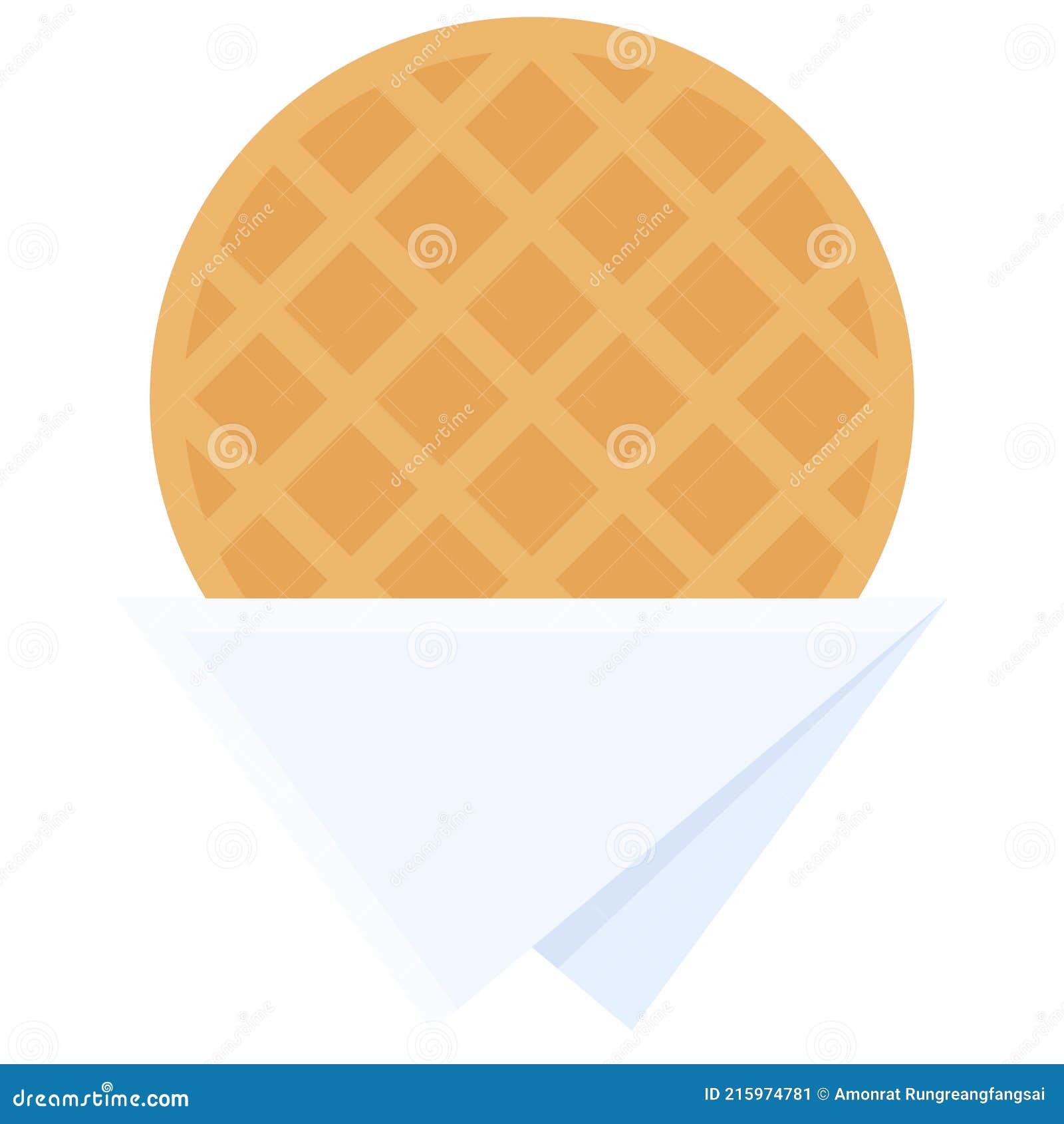 Wafer Icon, Bakery and Baking Related Vector Stock Vector ...
