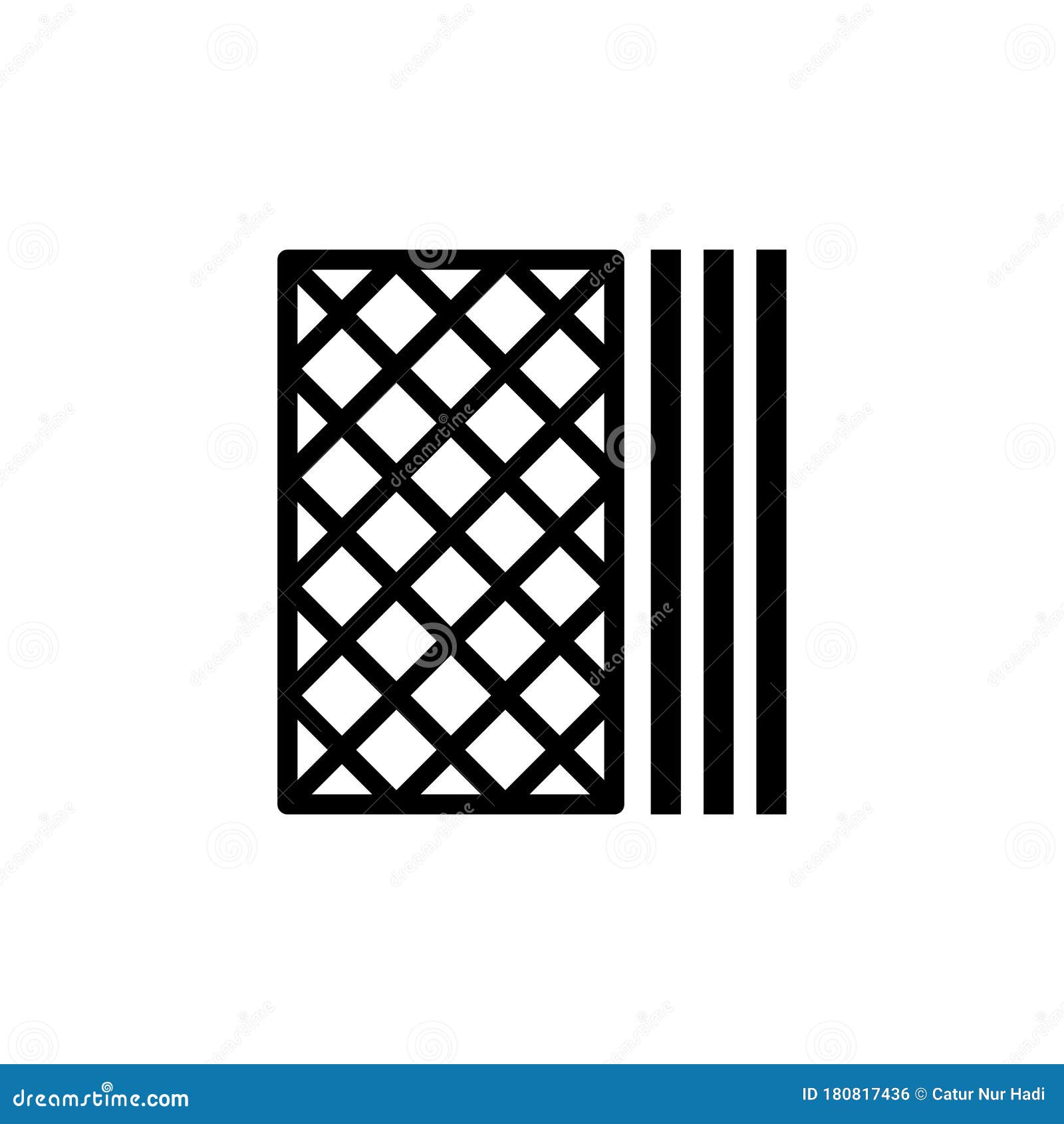 Wafer Icon Flat Vector Template Design Trendy Stock Vector ...