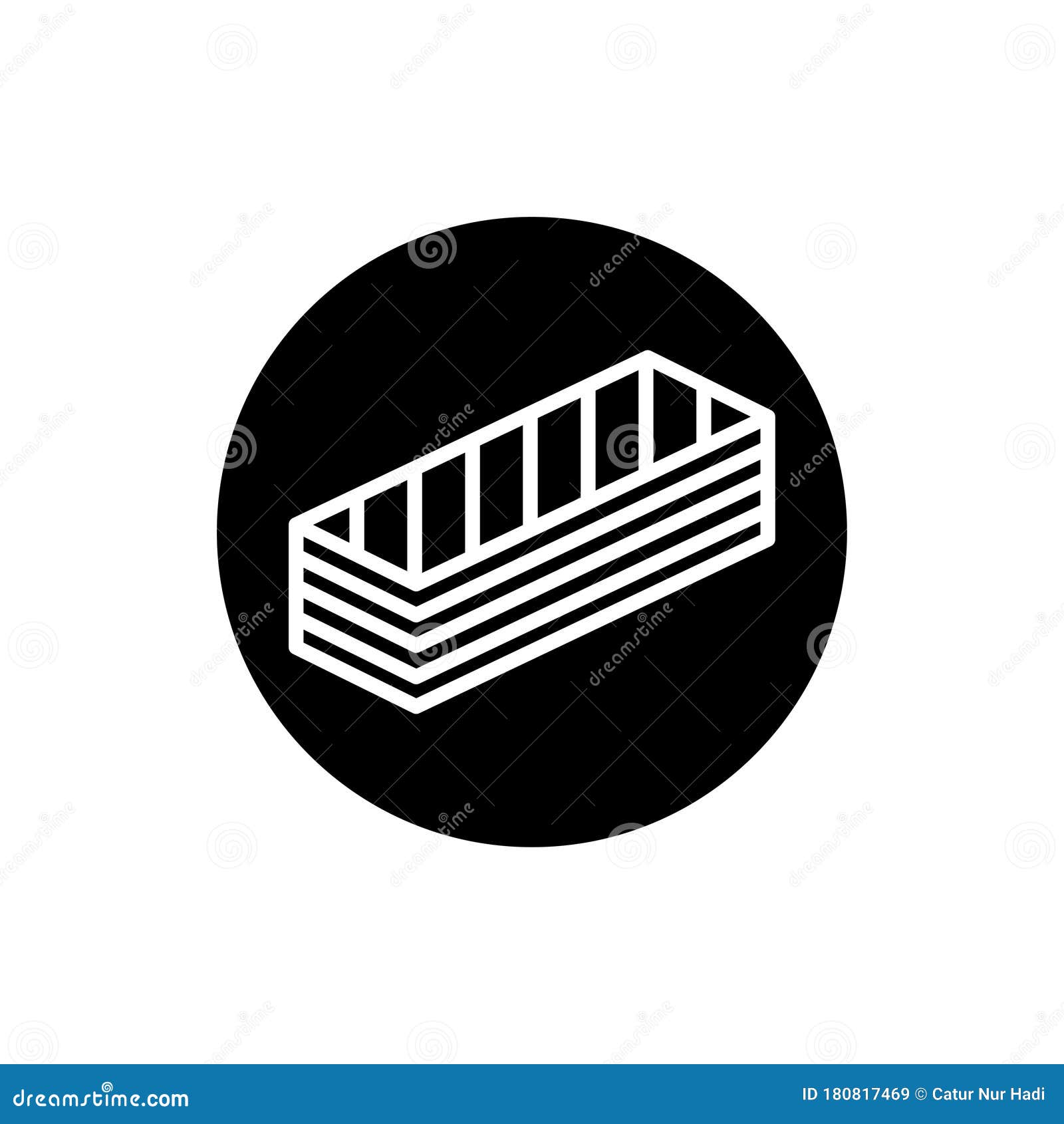 Wafer Icon Flat Vector Template Design Trendy Stock Vector ...