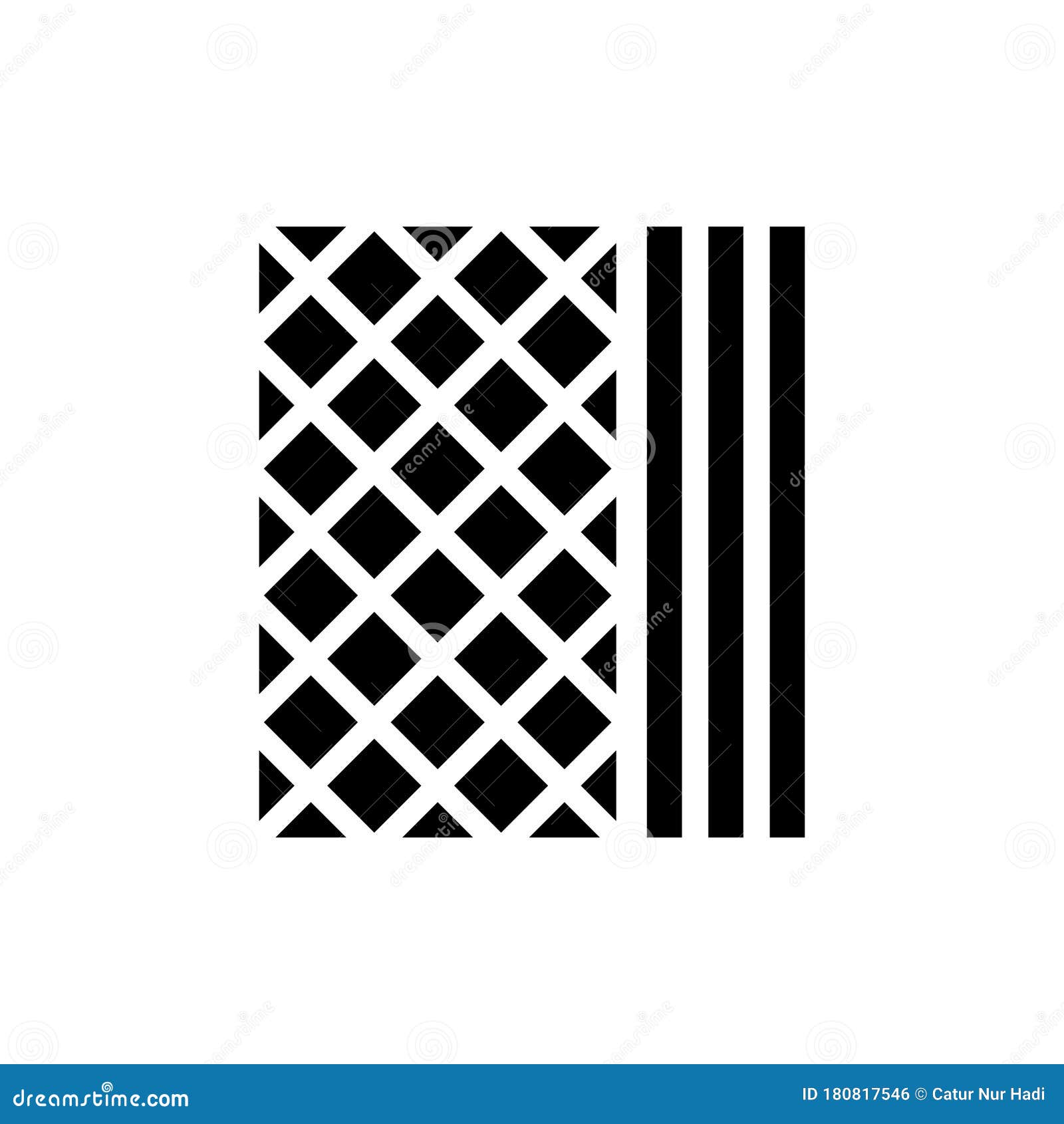 Wafer Icon Flat Vector Template Design Trendy Stock Vector ...