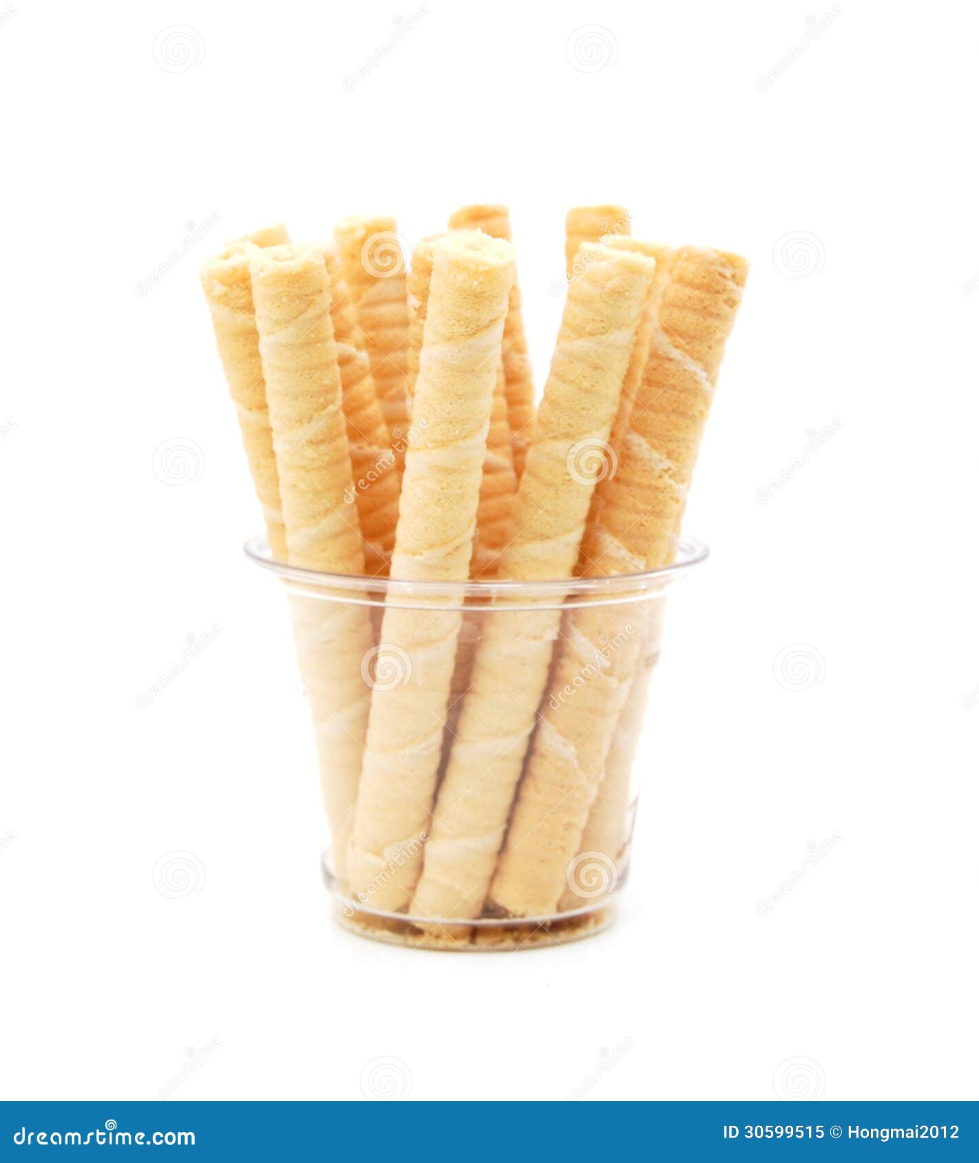 Wafer Roll Sticks Cream Rolls Stock Image - Image of wafer, dessert ...