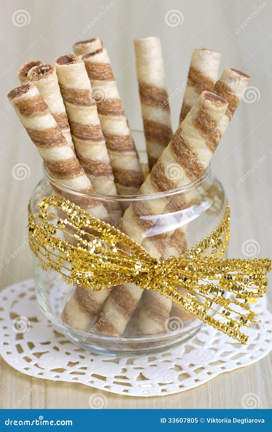 Wafer Roll Sticks Cream Rolls Stock Image - Image of flavored, lace ...
