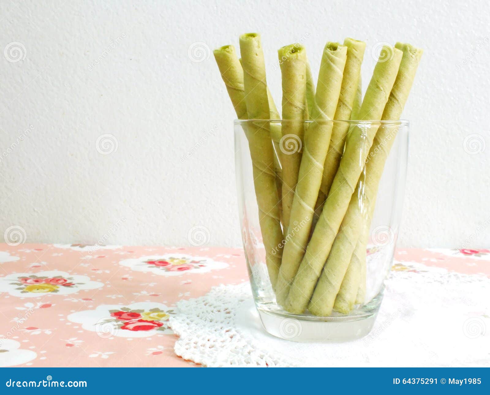 Wafer Roll Sticks Cream Rolls Stock Image - Image of breakfast, color ...