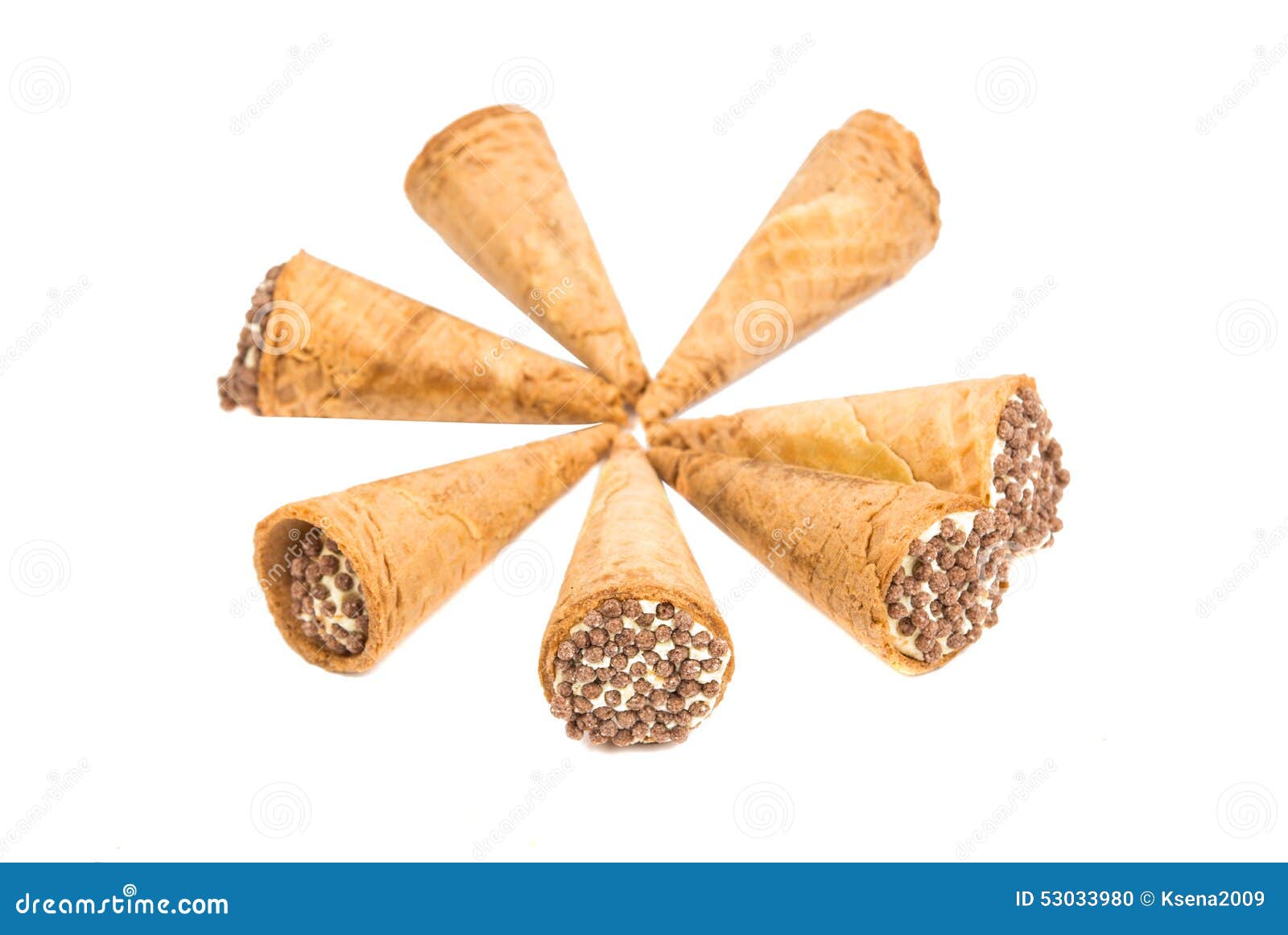 Wafer rolls stock photo. Image of foodstuff, single, dessert - 53033980