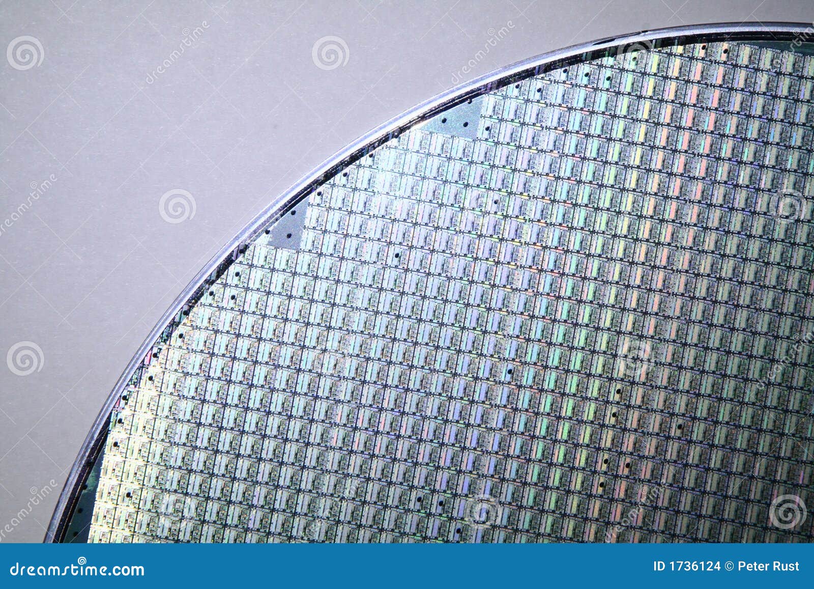 Wafer Section 3 stock photo. Image of future, resources - 1736124