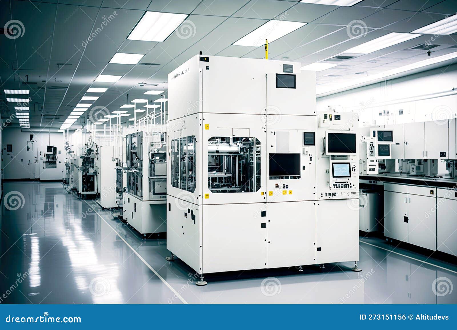 Wafer Semiconductor Manufacturing for Computing Machines in Factory ...