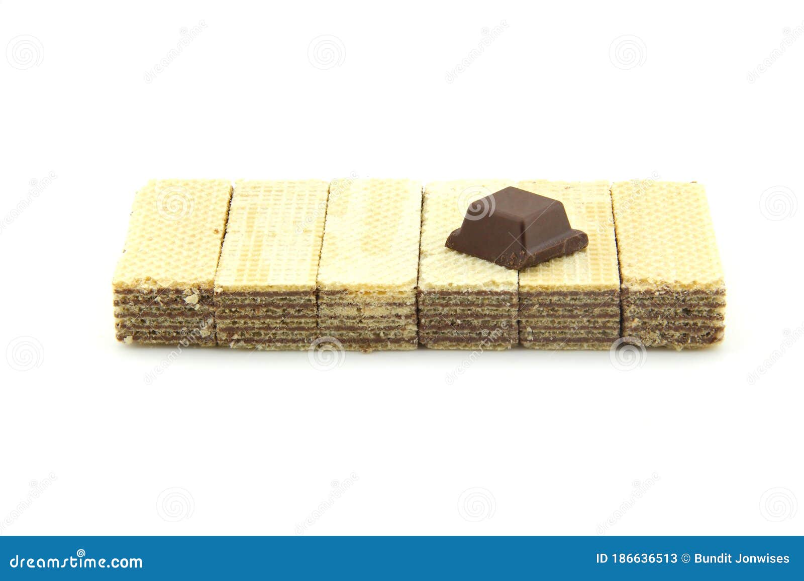 Wafer Snacks and chocolate stock image. Image of cookie - 186636513