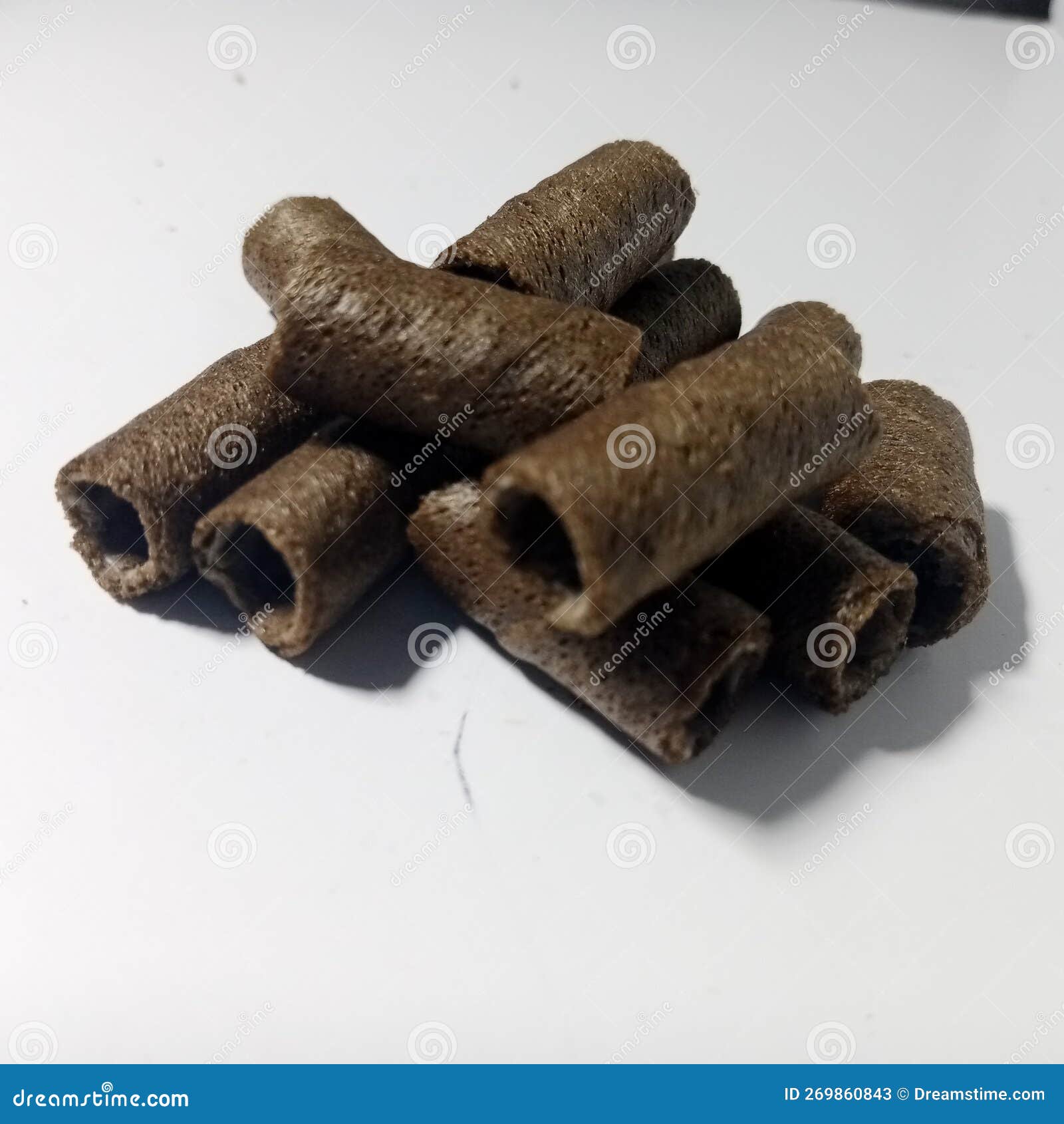 Wafer stick chocolate mini stock image. Image of baking - 269860843