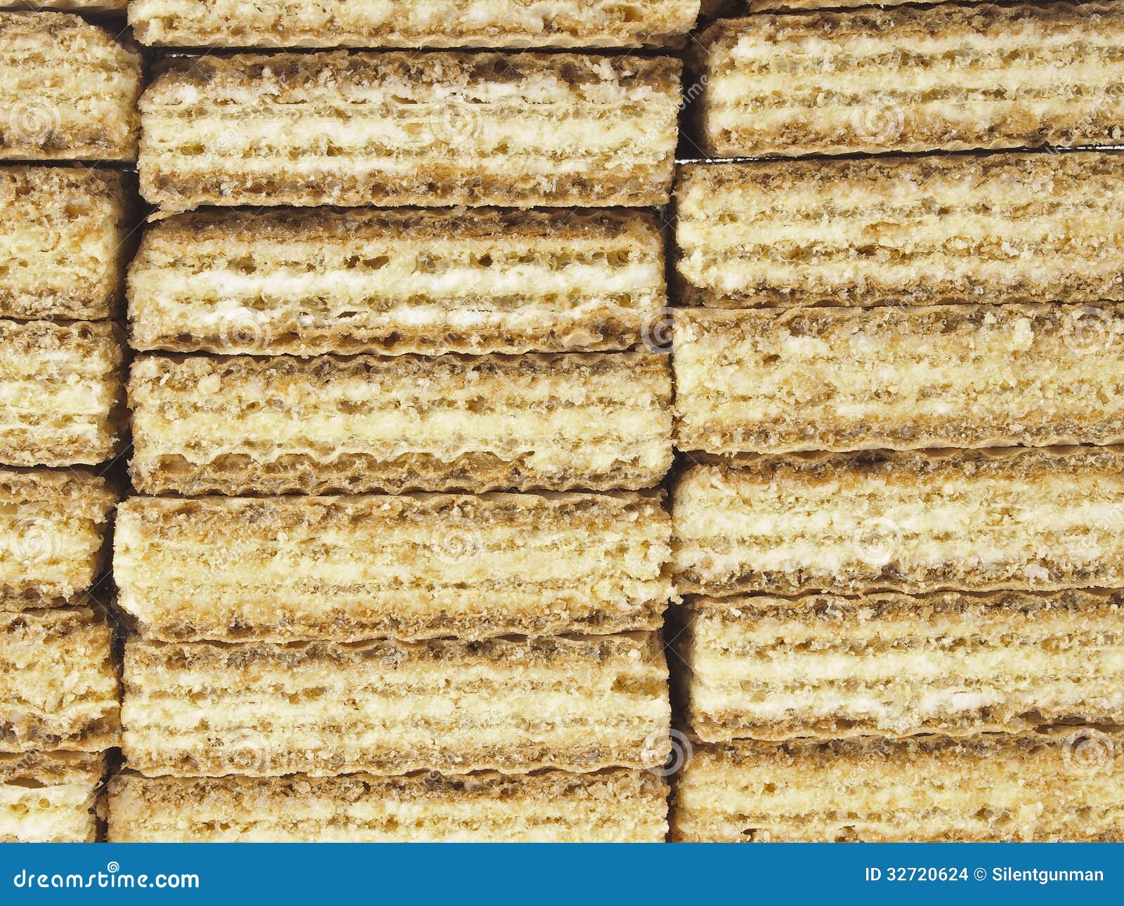 Wafer surface stock photo. Image of dessert, arrangement - 32720624