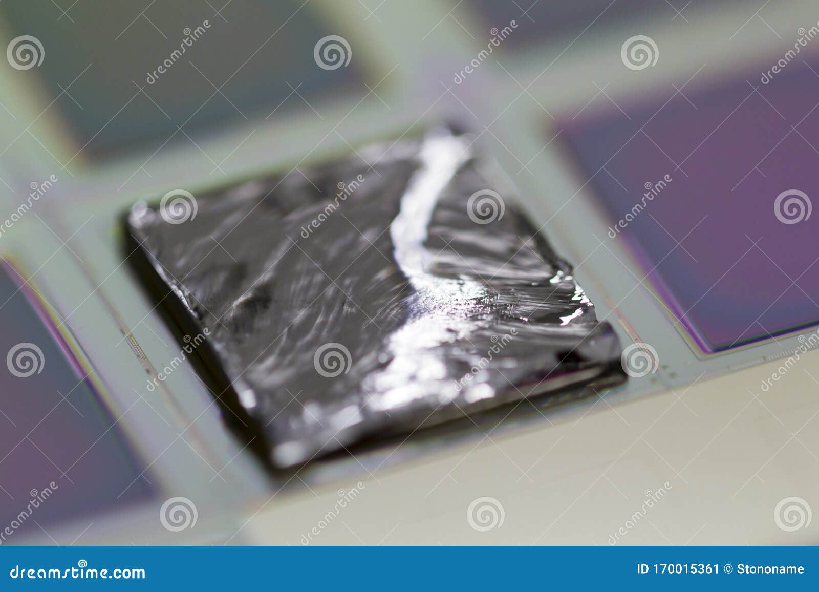 Pieces of Polycrystalline Silicon Integrated on a Polysilicon Substrate ...