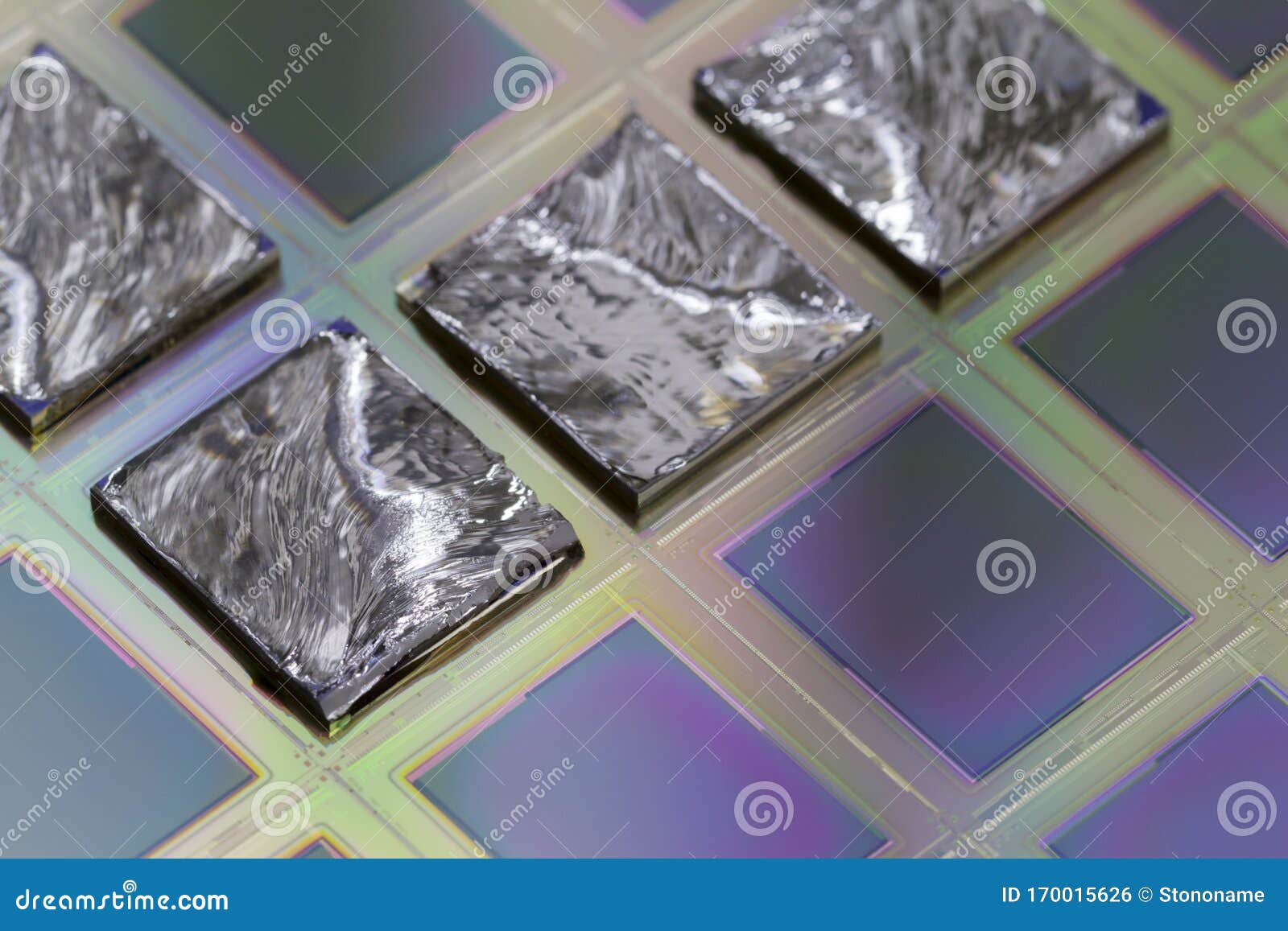 Pieces of Polycrystalline Silicon Integrated on a Polysilicon Substrate ...