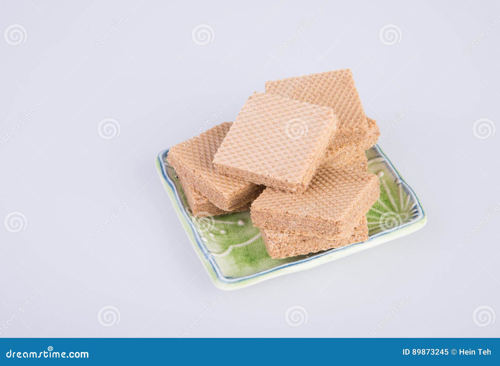 Wafer or Wafer Biscuit on the Background. Stock Image - Image of ...