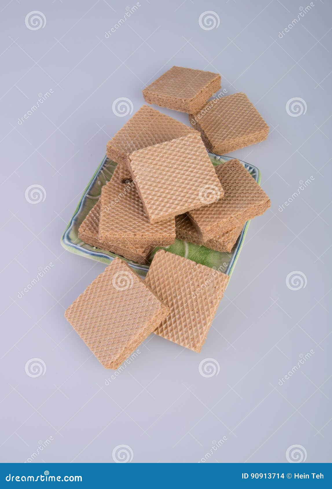 Wafer or Wafer Biscuit on the Background. Stock Photo - Image of ...
