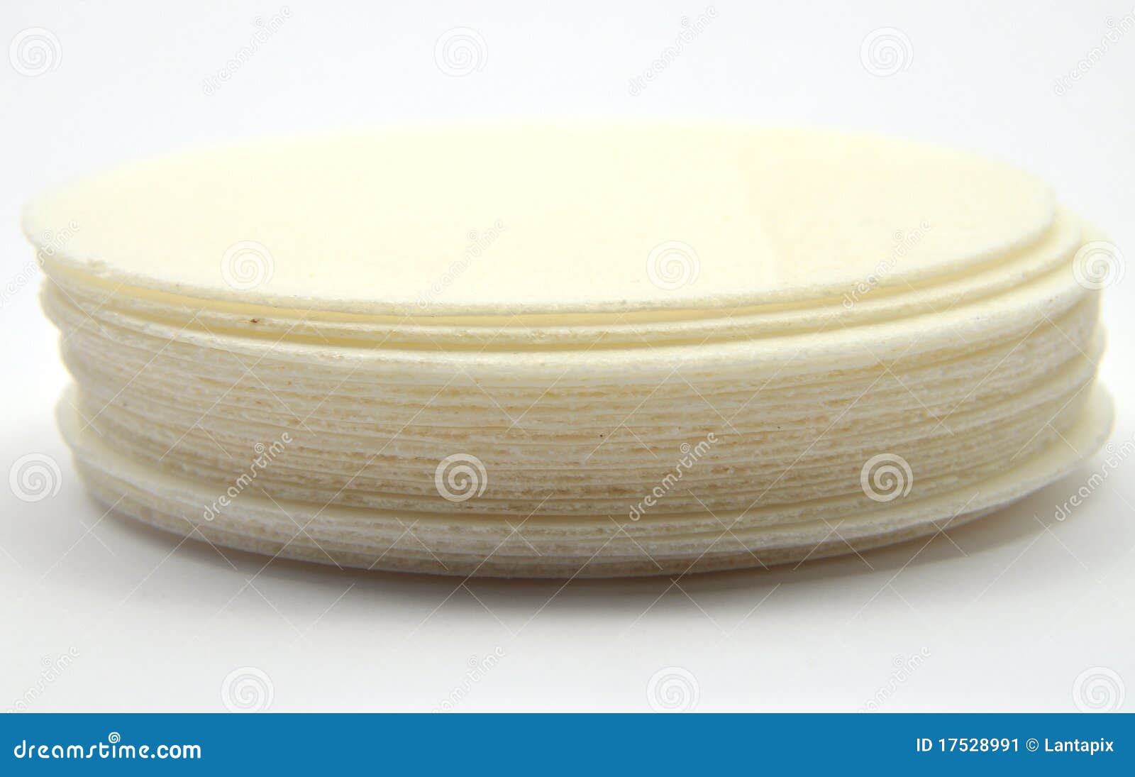 Wafer on white stock image. Image of background, condiment - 17528991