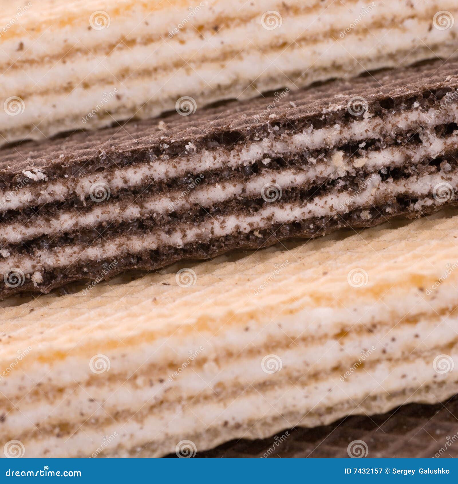 Wafers stock image. Image of dessert, gourmet, healthy - 7432157