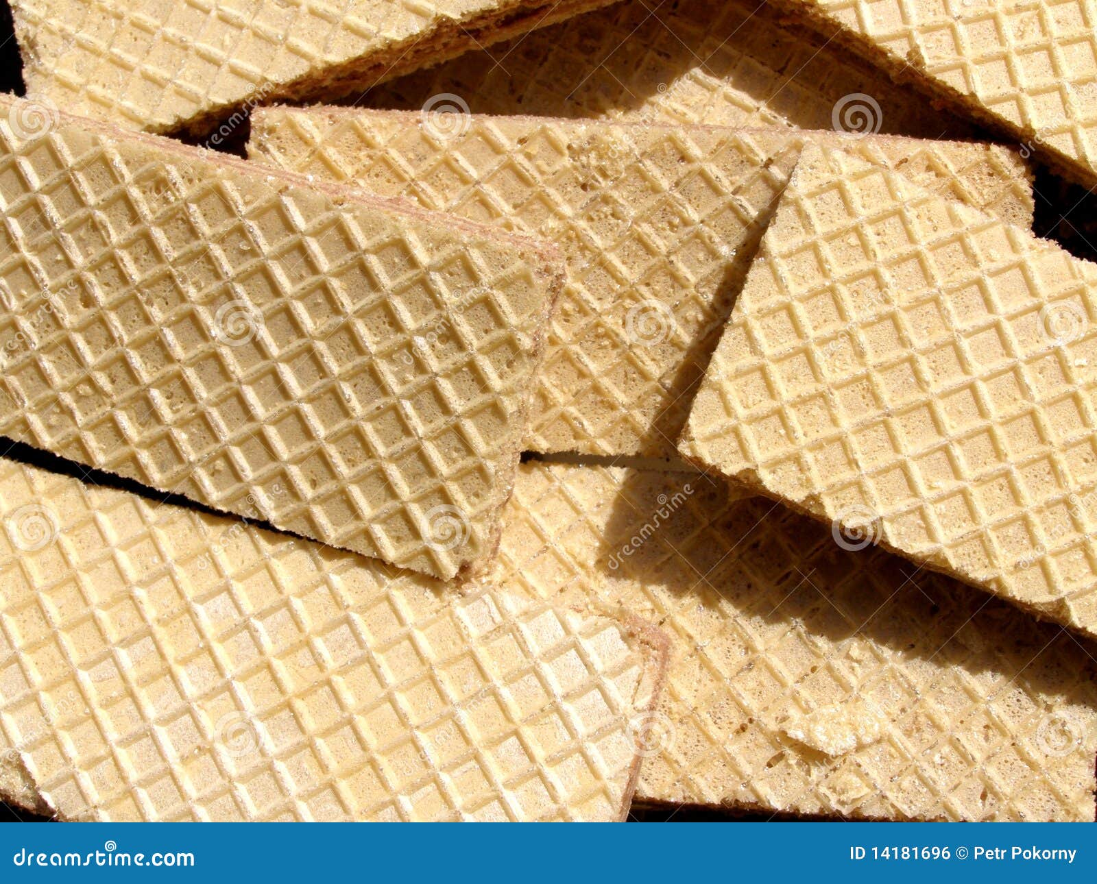 Wafers background stock photo. Image of food, meal, background - 14181696