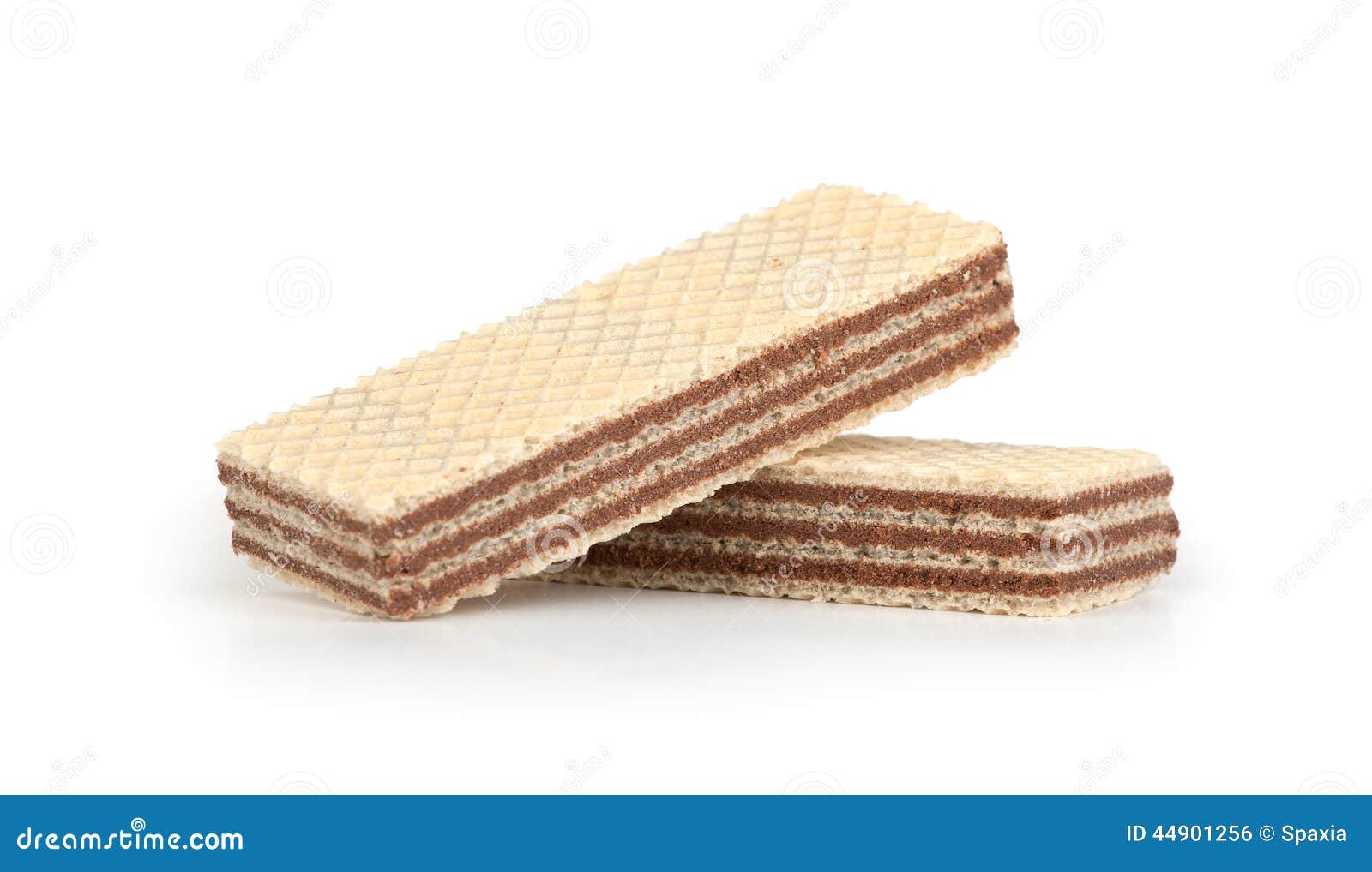 Wafers with chocolate stock photo. Image of food, brown - 44901256