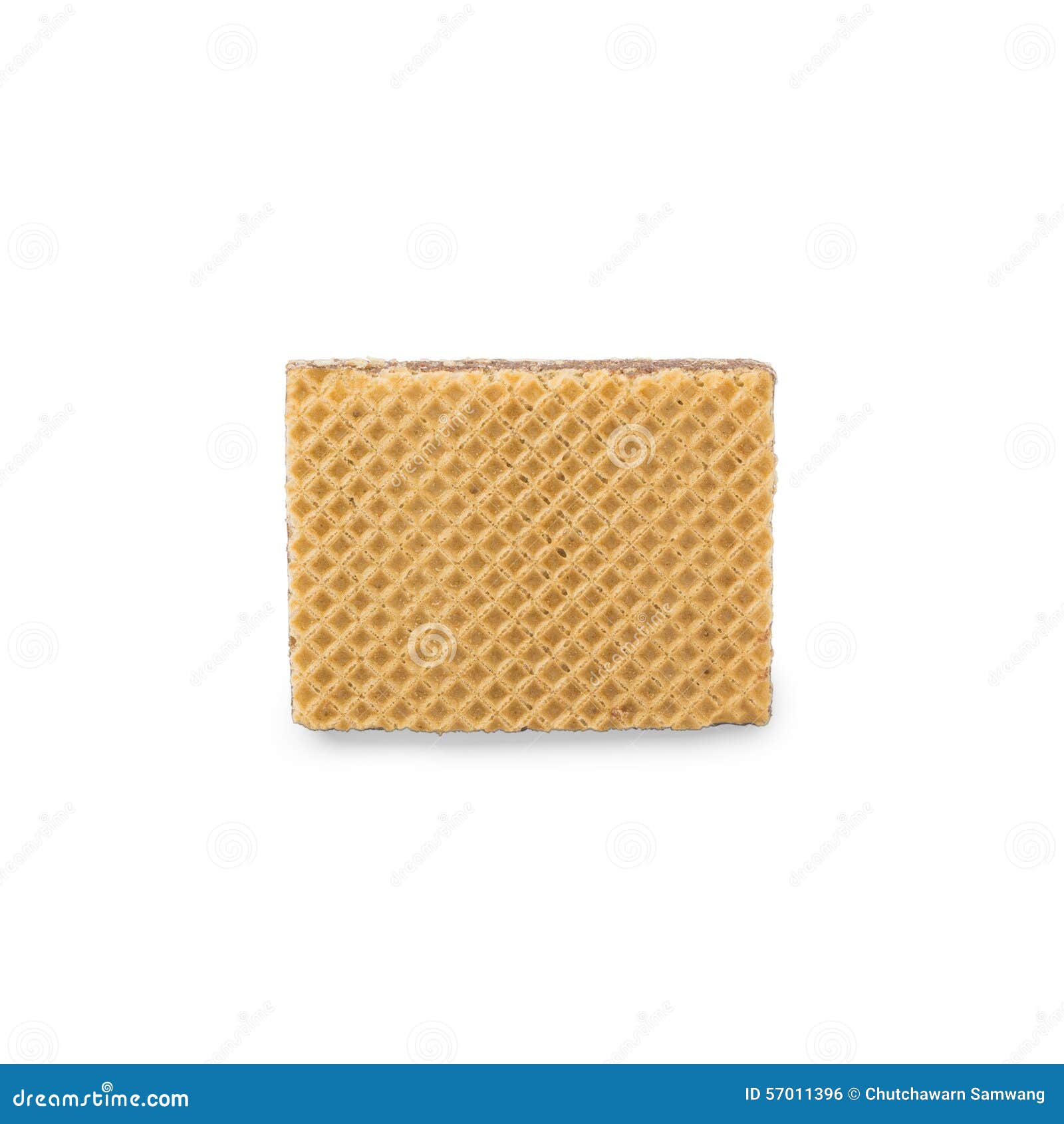Wafers With Chocolate On A White Background Stock Photo - Image of ...