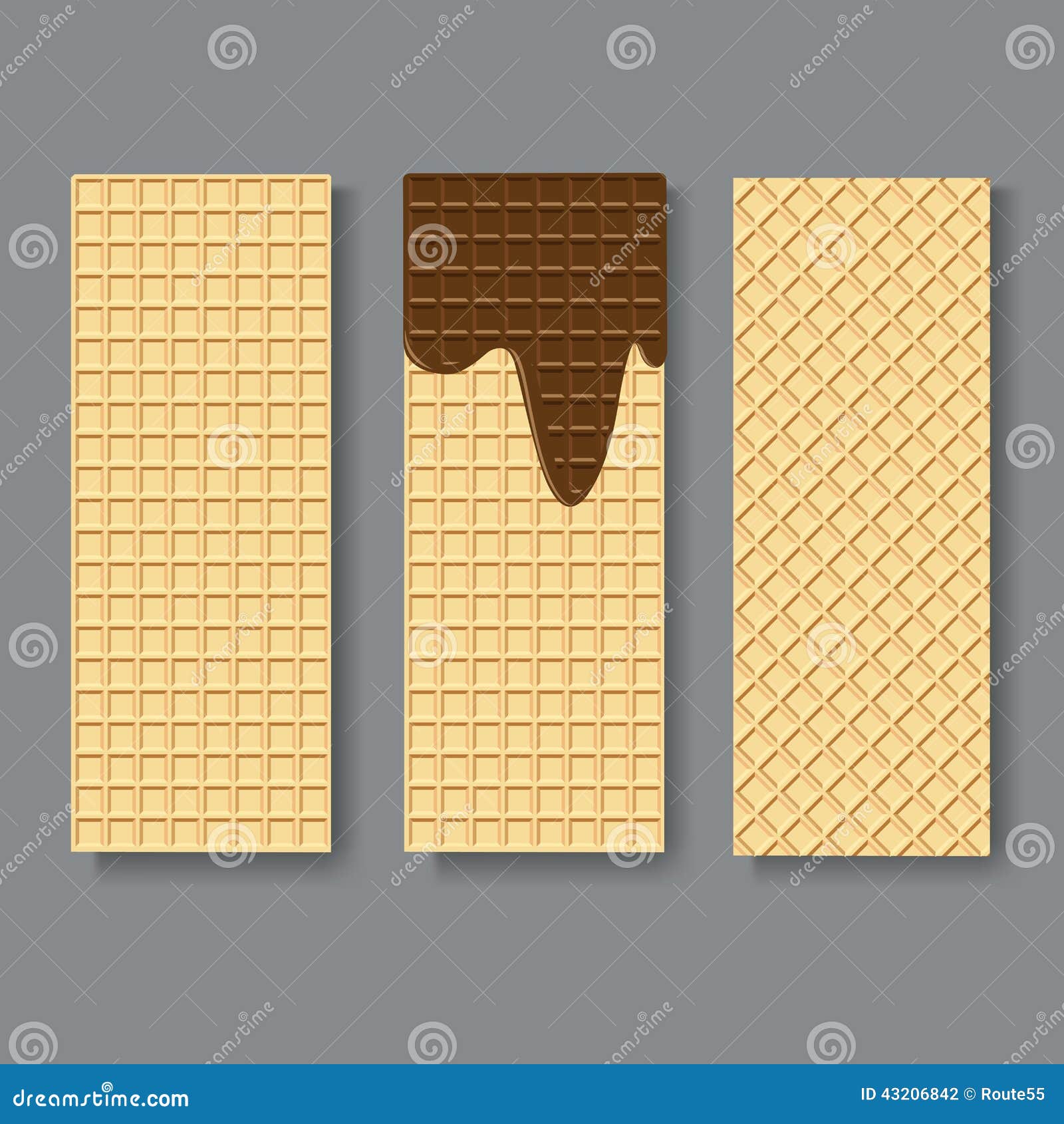 Wafers Cartoon Vector | CartoonDealer.com #50413411