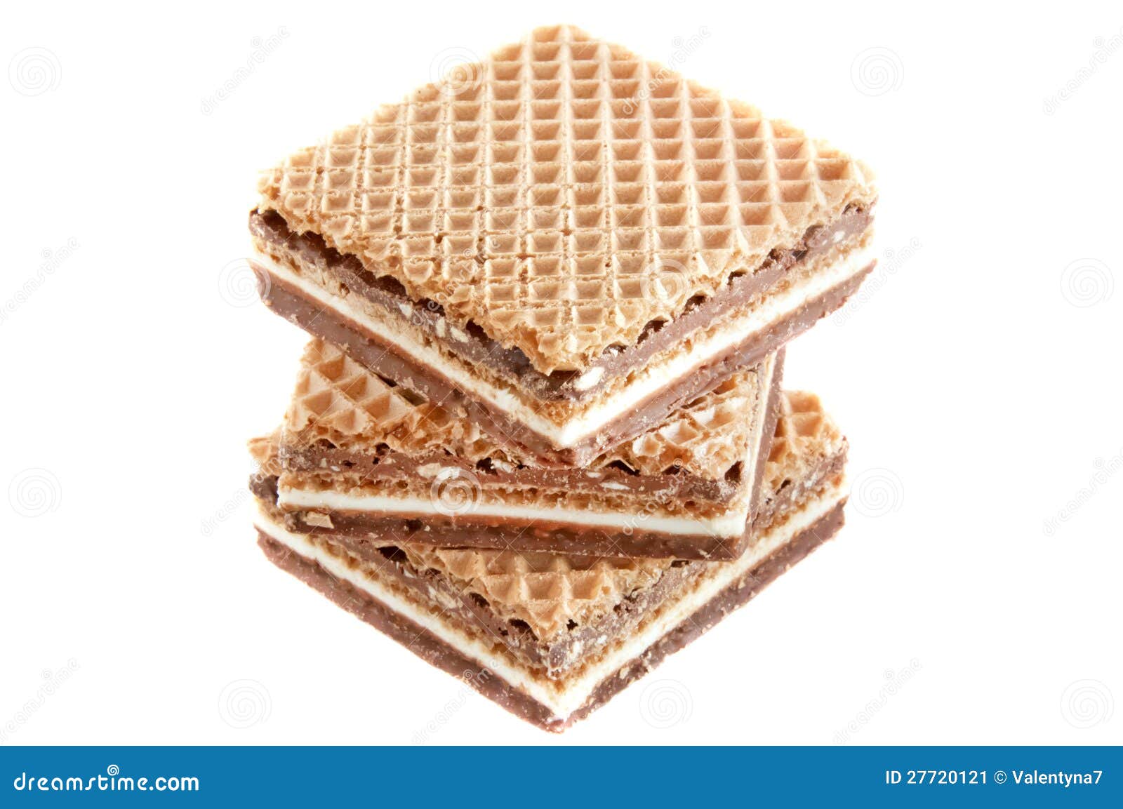Waffers stock image. Image of stuffing, tasty, vanilla - 27720121