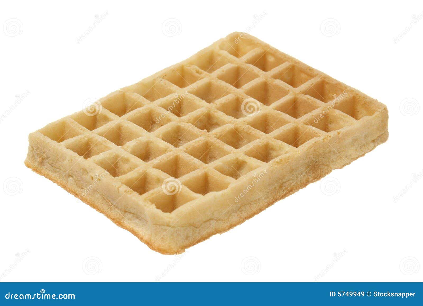 Waffle stock image. Image of waffle, isolated, object - 5749949