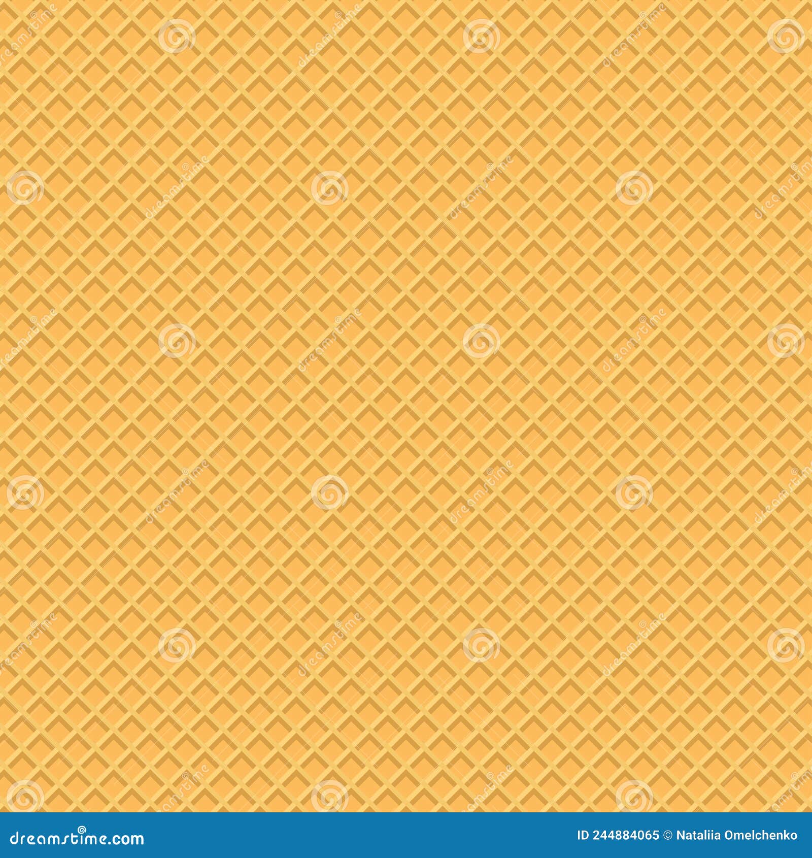 Waffle Background Vector. Wafer Texture Stock Vector - Illustration of ...