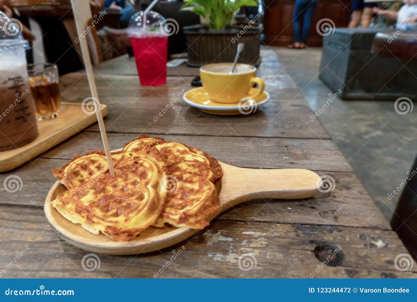 Waffle cheet wood table stock photo. Image of cheet - 123244472