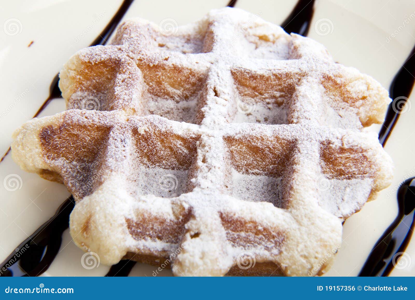 Waffle Closeup. stock photo. Image of food, morning, waver - 19157356
